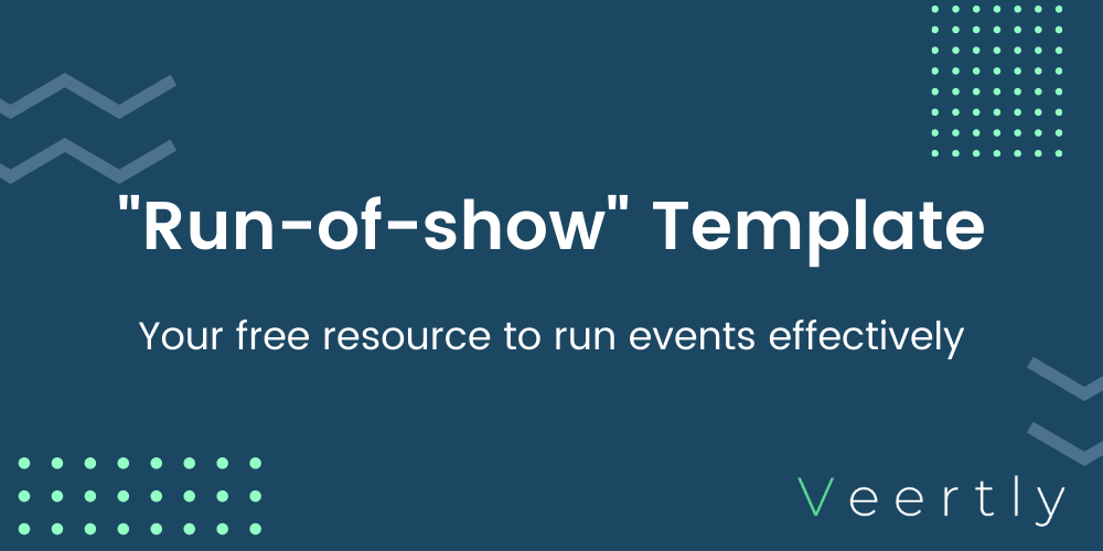 "Run-of-show" template: Your free resource to run events effectively